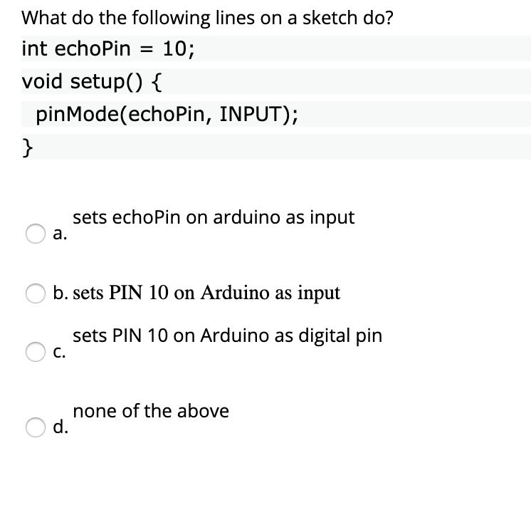 Solved What do the following lines on a sketch do? int | Chegg.com