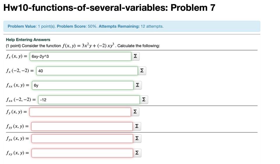 Solved Hw10 Functions Of Several Variables Problem 7 5375