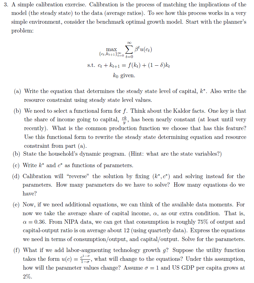 3. A simple calibration exercise. Calibration is the | Chegg.com