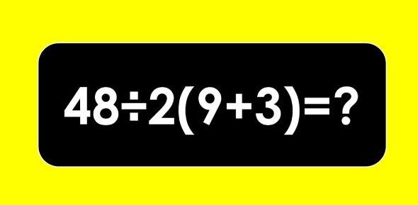 Solved 48:2(9+3)=? | Chegg.com