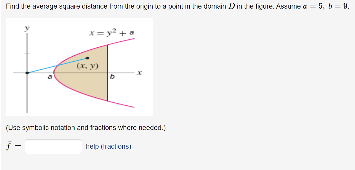 Solved Find the average square distance from the origin to a | Chegg.com