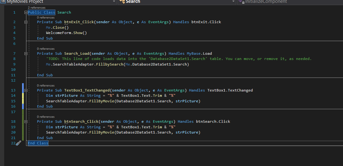Solved I am having an issue in visual basic where I am | Chegg.com