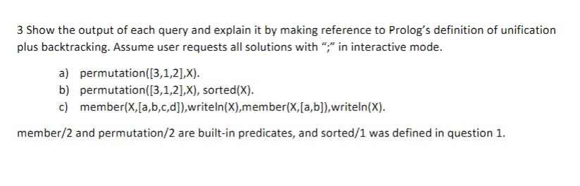 3 Show the output of each query and explain it by | Chegg.com