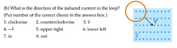 Solved V (a) A circular conducting loop is moving out from | Chegg.com