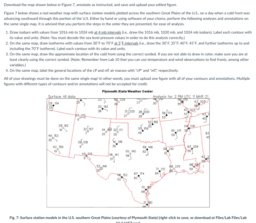 Solved Download the map shown below in Figure 7, annotate as | Chegg.com