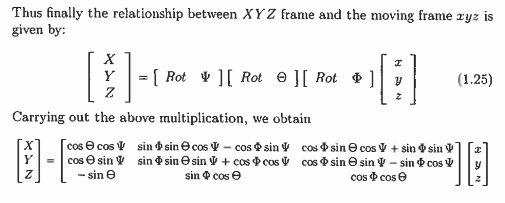 Exercise 2: Linearize the composite rotation matrix S | Chegg.com