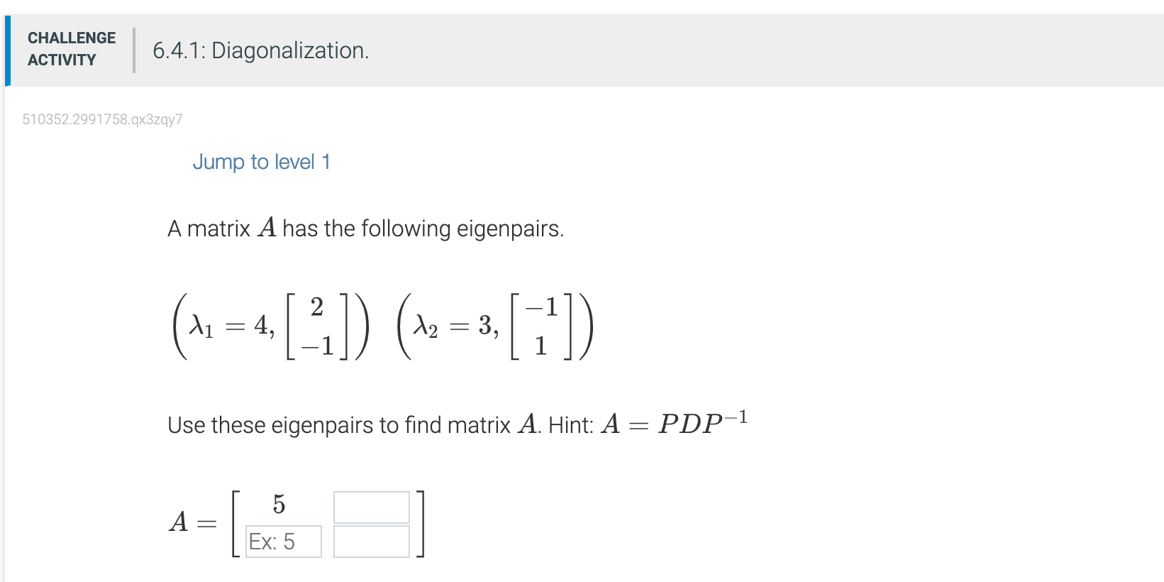 Solved linear algebra. fill in blanks | Chegg.com