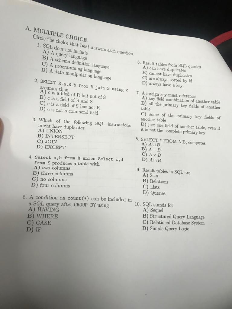 Solved Multiple Choice Circle Choice Best Answers io