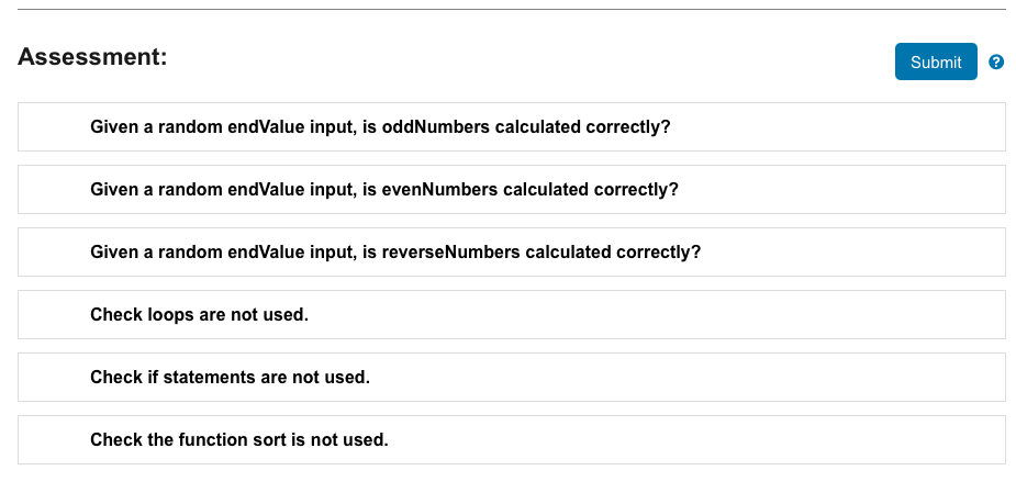 Solved 1D arrays Complete the function Return Numbers() | Chegg.com