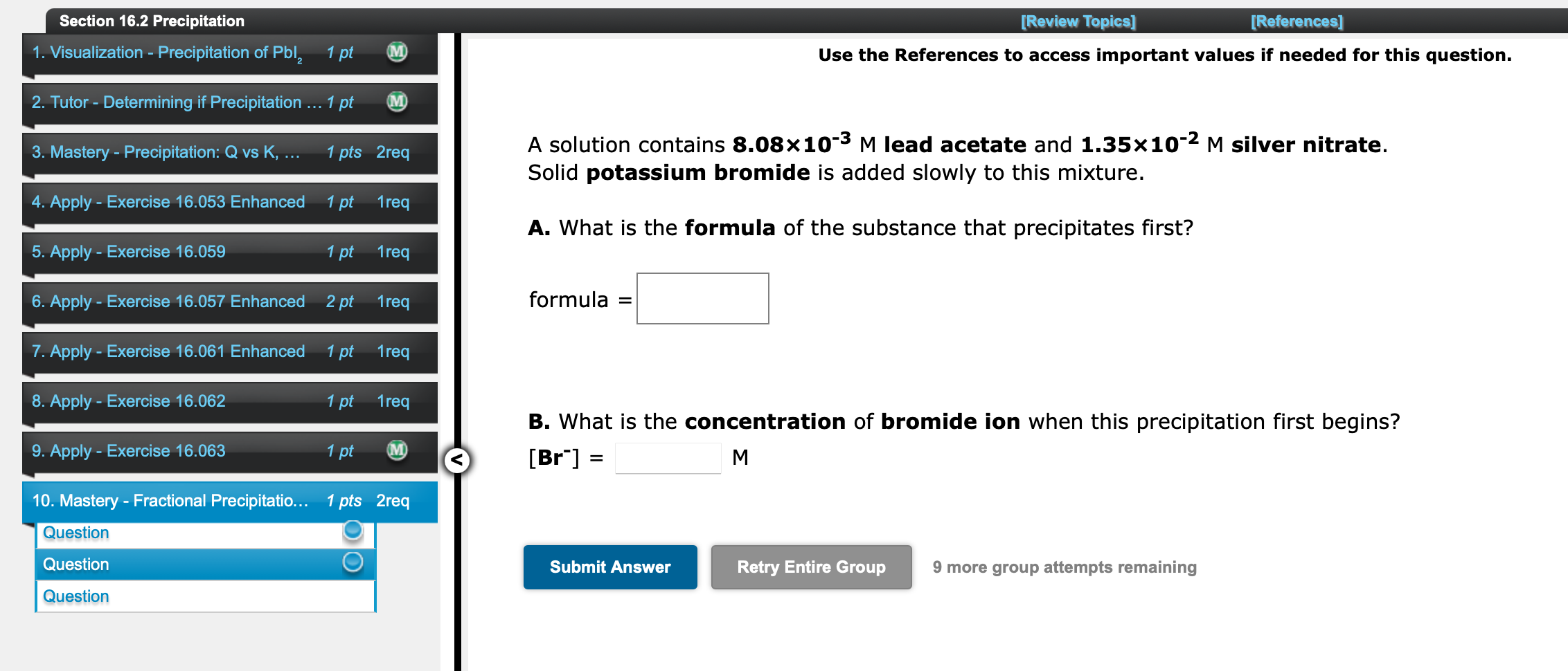 Solved Section 16.2 Precipitation 1. Visualization - | Chegg.com
