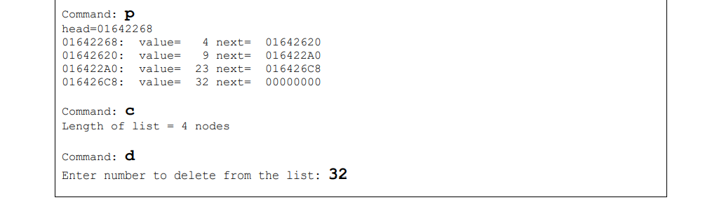 Solved Programming Assignment Create IntList.h and | Chegg.com