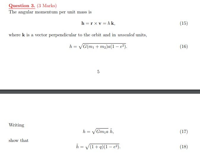 Angular Momentum Units