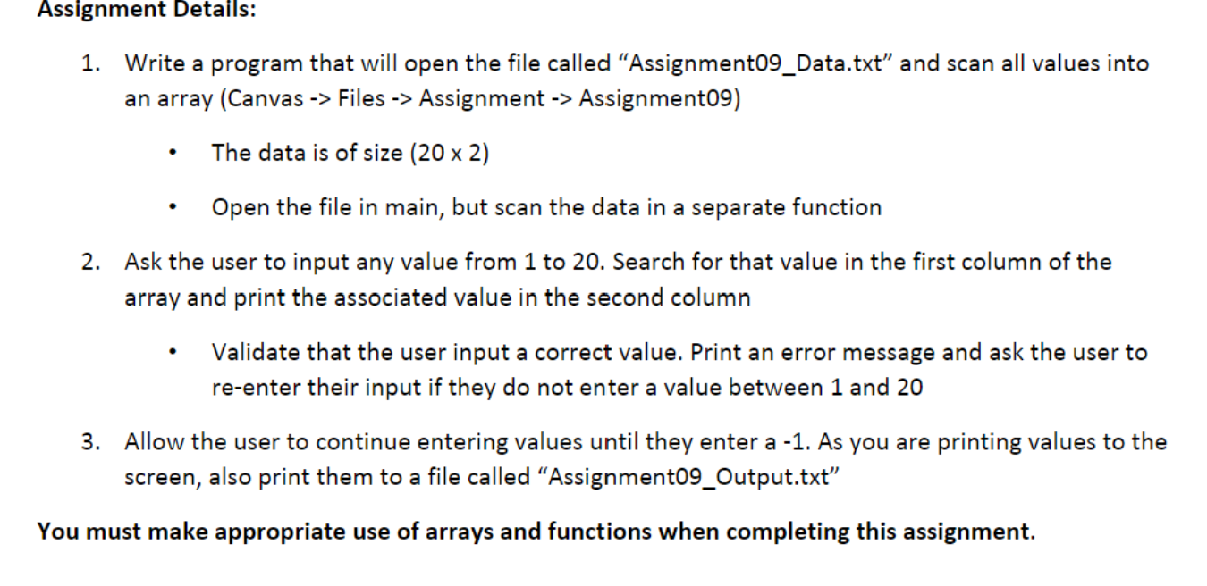 Solved 1. Write a program that will open the file called | Chegg.com