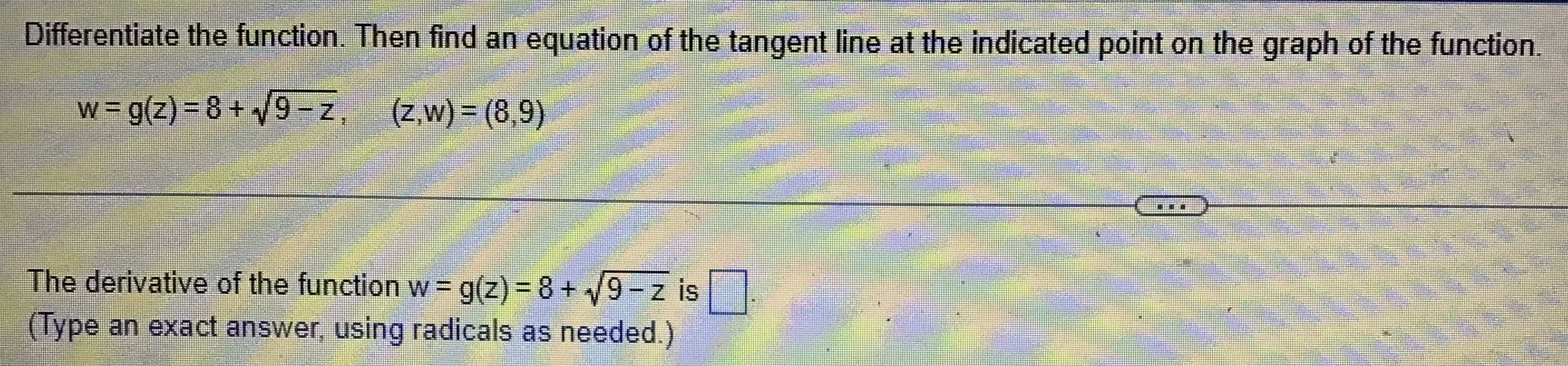 Solved Using the definition, calculate the derivative of the | Chegg.com