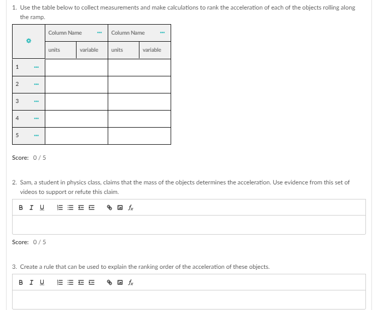 Solved Part 1: Observing Acceleration of Rolling Objects | Chegg.com