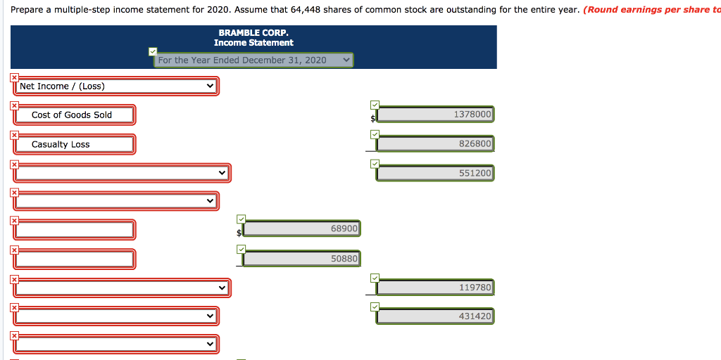 Solved Exercise 4-09 (Part Level Submission) Presented below | Chegg.com
