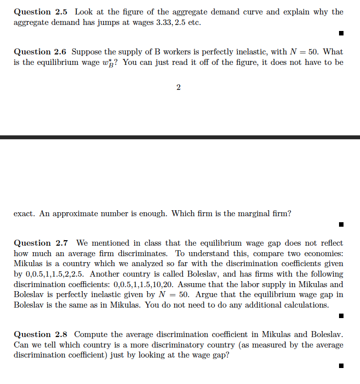 2 Taste-Based Discrimination Consider the model of | Chegg.com