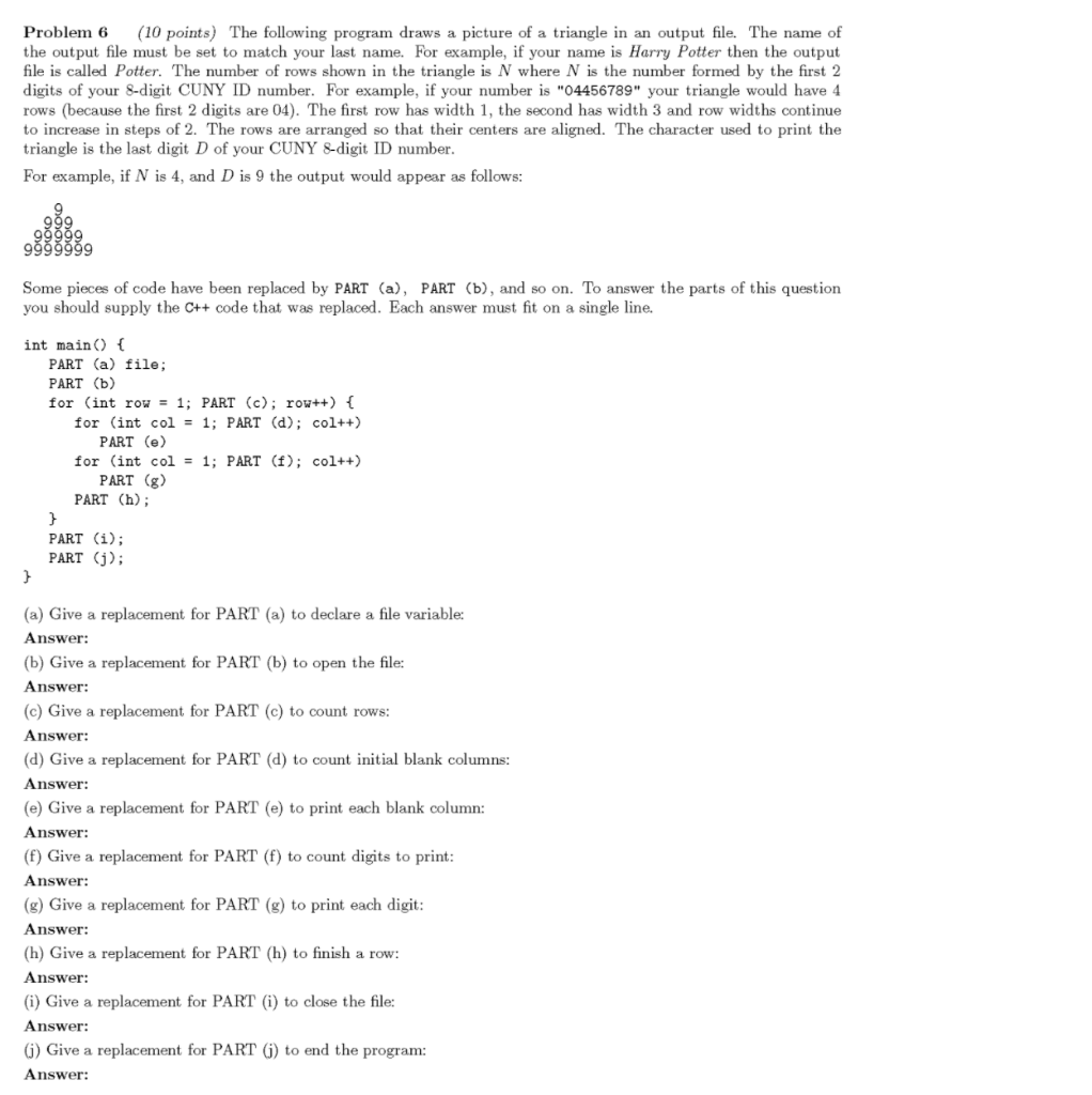 Solved Problem 6 10 Points The Following Program Draws A