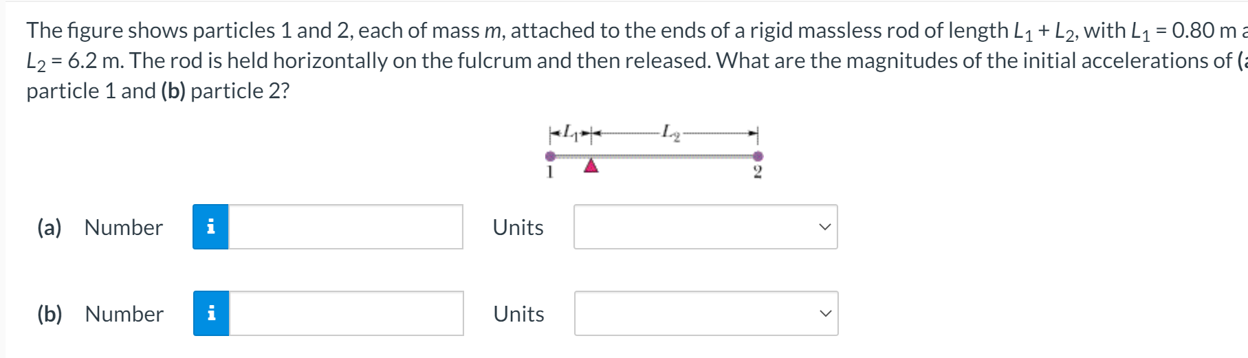 Solved The figure shows particles 1 and 2, each of mass m, | Chegg.com