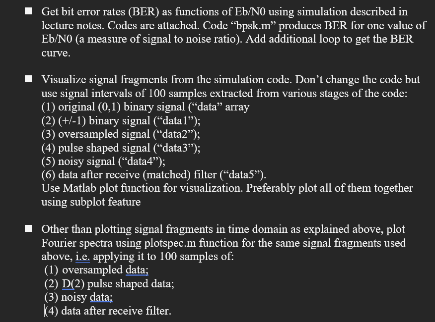 Solved MATLAB code % Program 3-1 % bpsk.m % % Simulation | Chegg.com