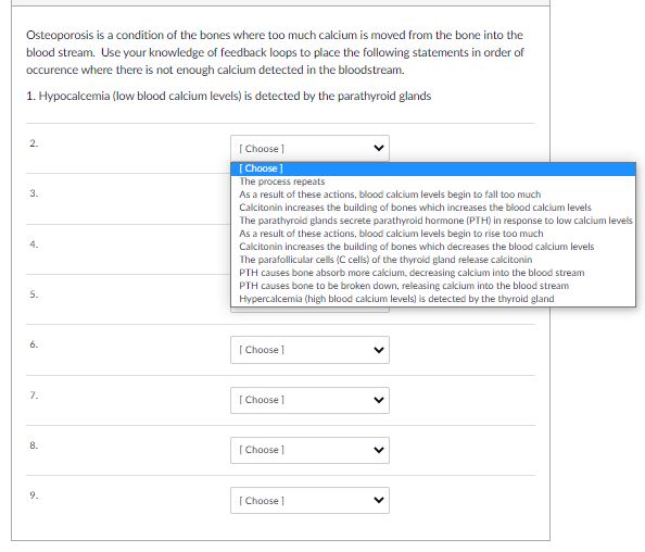 Solved Osteoporosis is a condition of the bones where too | Chegg.com