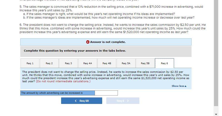 Solved Return to question 4 Problem 5-23 (Algo) CVP | Chegg.com