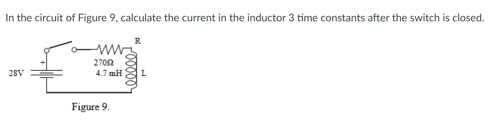 Solved In the circuit of Figure 9, calculate the current in | Chegg.com