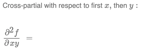 Solved Find the second order partial derivatives for the | Chegg.com
