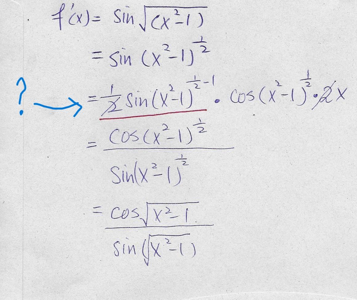 Solved Hello, I have a problem with the derivation of the | Chegg.com