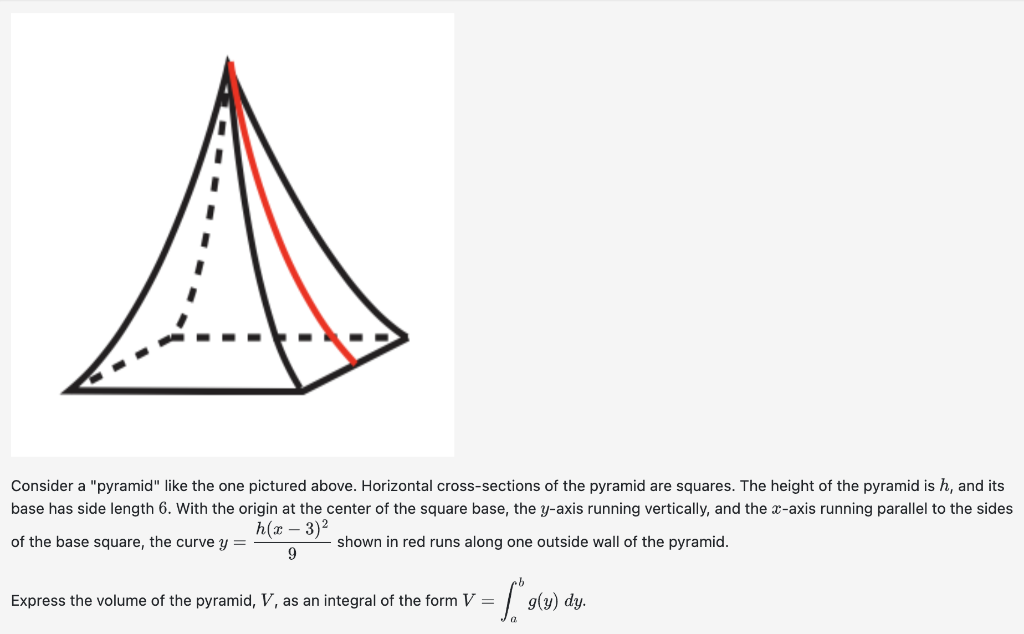 Solved Consider a "pyramid" like the one pictured above. | Chegg.com