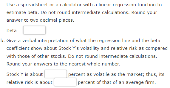 Solved Use a spreadsheet or a calculator with a linear | Chegg.com