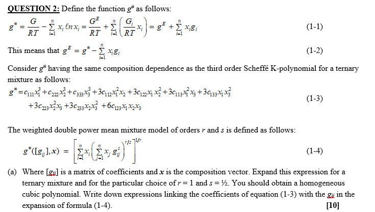 QUESTION 2: Define the function g* as follows: G | Chegg.com
