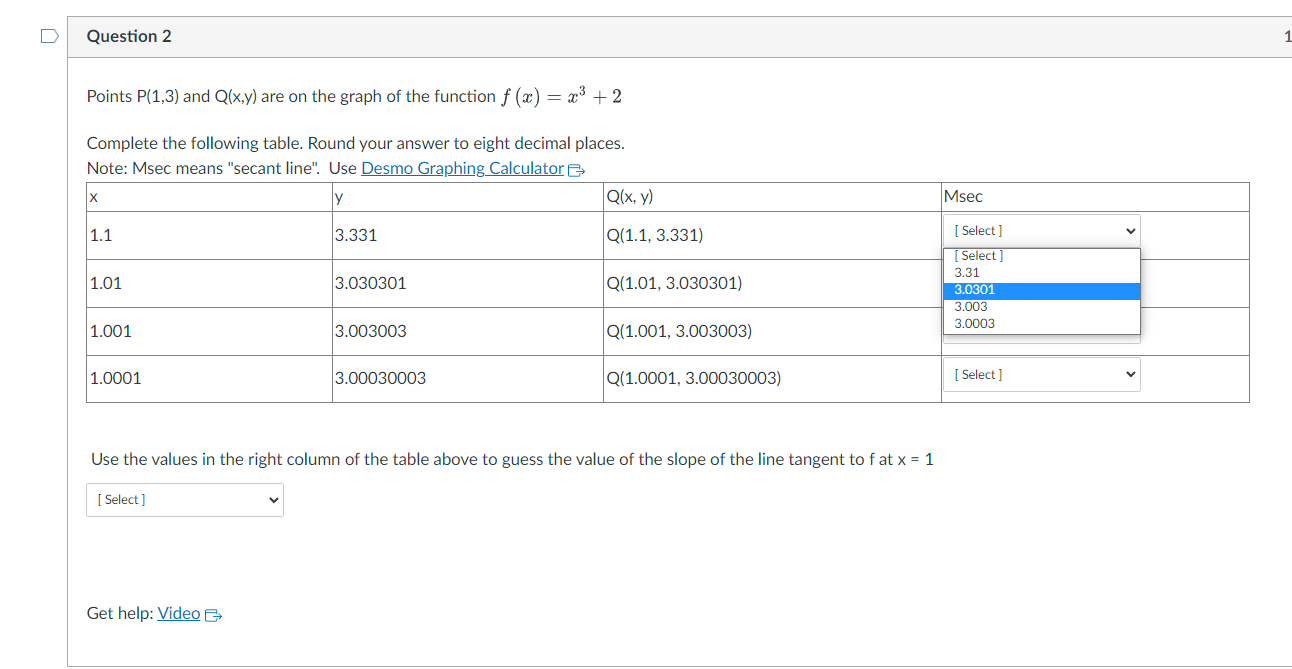 Solved Points P(1,3) and Q(x,y) are on the graph of the | Chegg.com