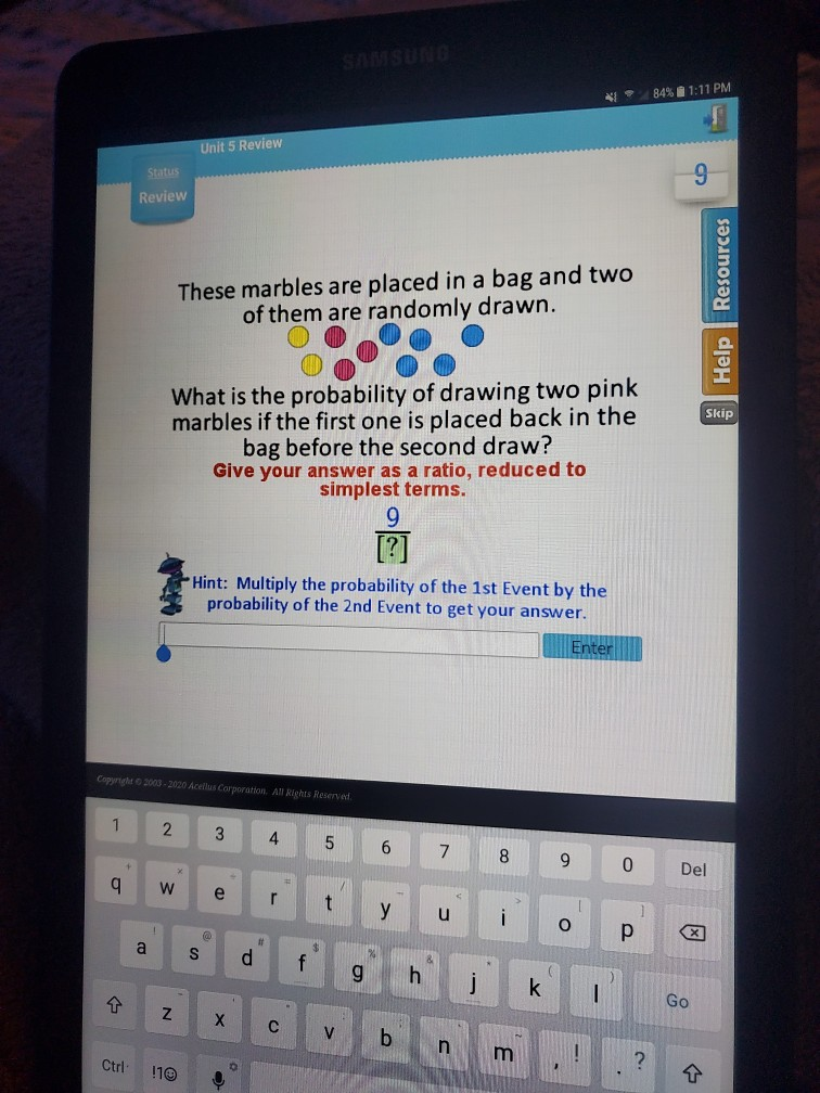 Solved got the top number right but my bottom number is | Chegg.com