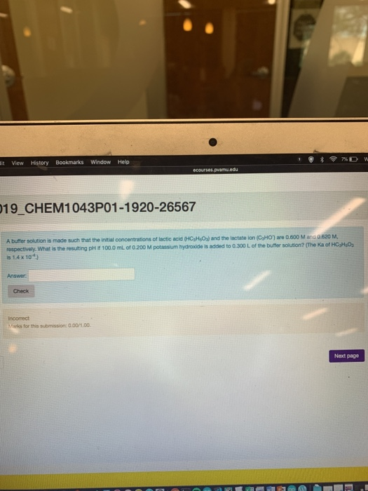 Solved t View History Bookmarks Window Help ecourses pvamu | Chegg.com