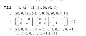 Solved Exercise 7.2.2 In each case, (i) find a basis of ker | Chegg.com