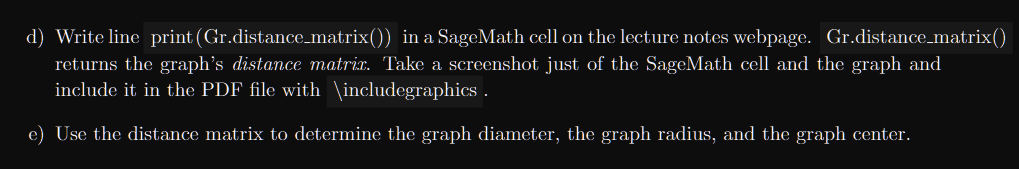 Solved The Following Sagemath Python Code Sets The Random 