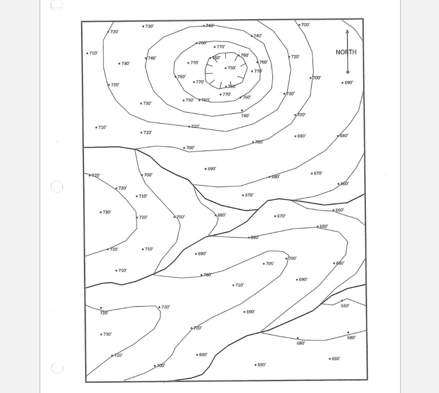 Solved Q1: Contour Mapping (Problem 45a of your handout): | Chegg.com