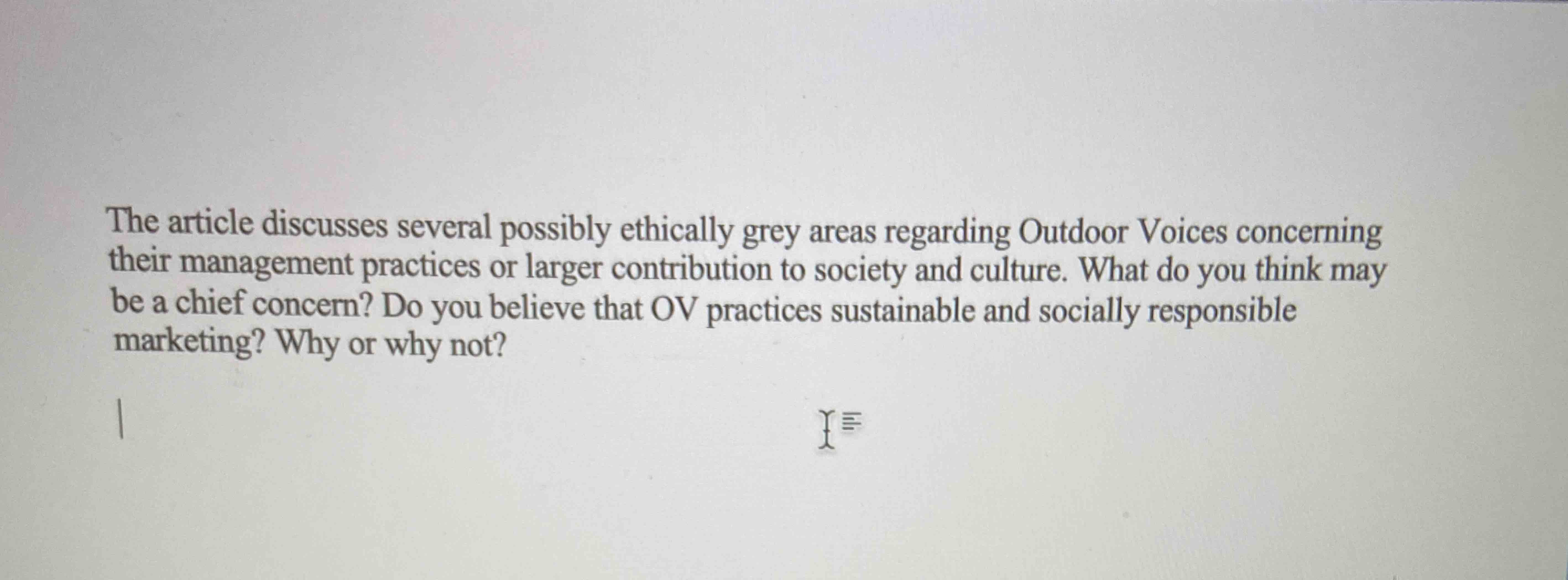 Solved The article discusses several possibly ethically grey | Chegg.com