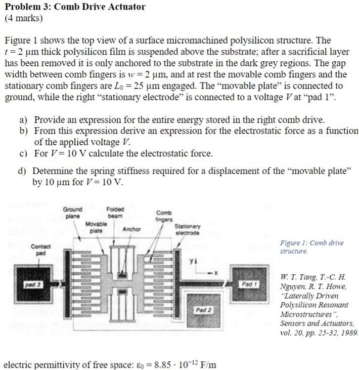 Solved Figure 1 shows the top view of a surface | Chegg.com