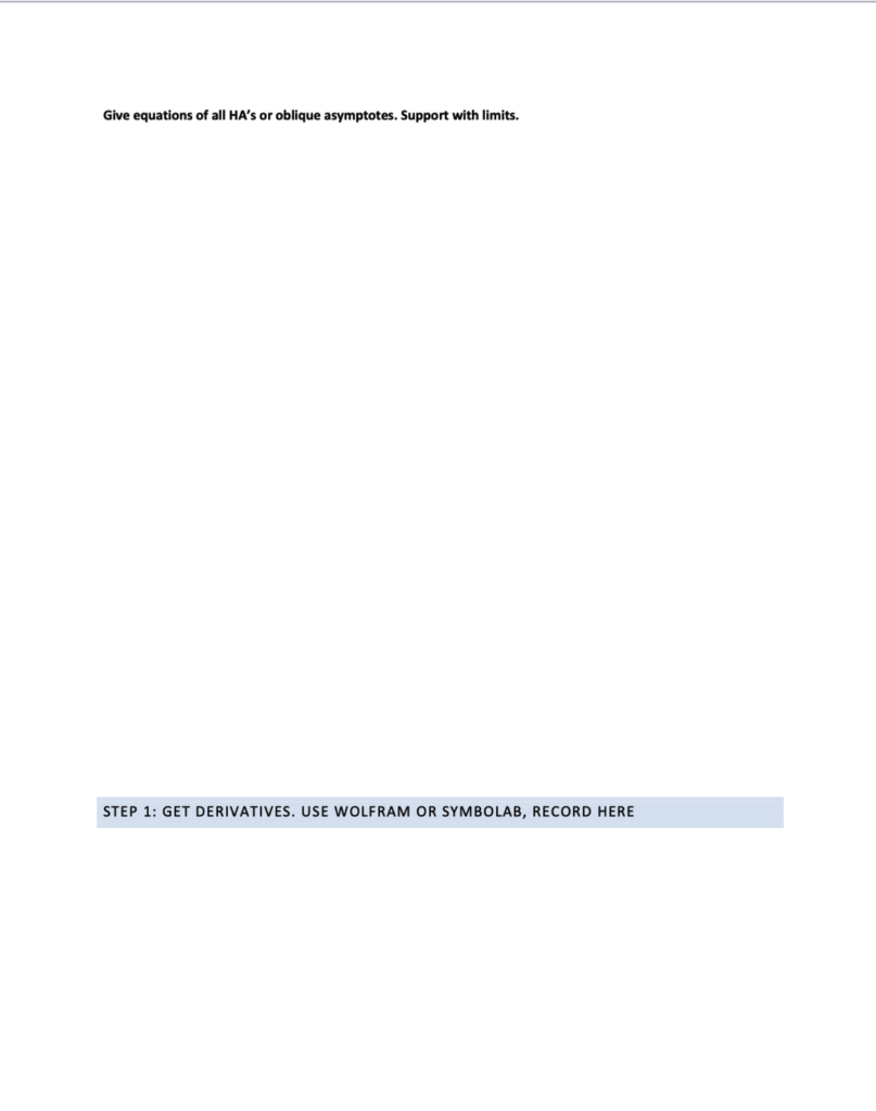 Solved PROBLEM ONE: FUNCTION ANALYSIS Complete a function | Chegg.com