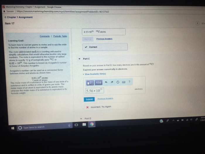 Solved Securehttps//vession.m Chapter 1 Assignment Item 17 | Chegg.com
