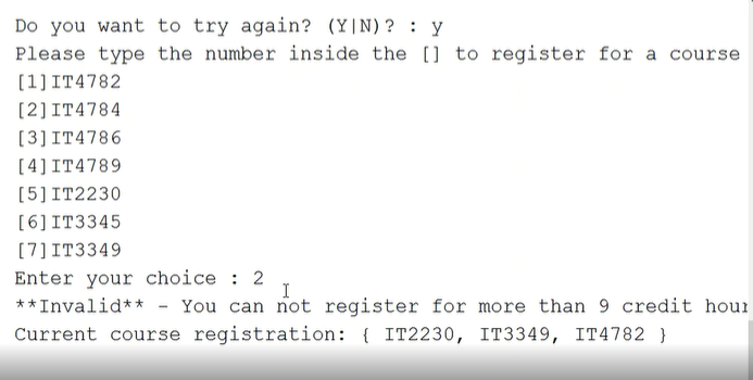 Solved create a program of a Java method in a console | Chegg.com