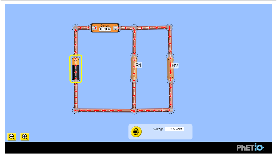 Solved a) Calculate the equivalent resistance of R1 and R2 | Chegg.com