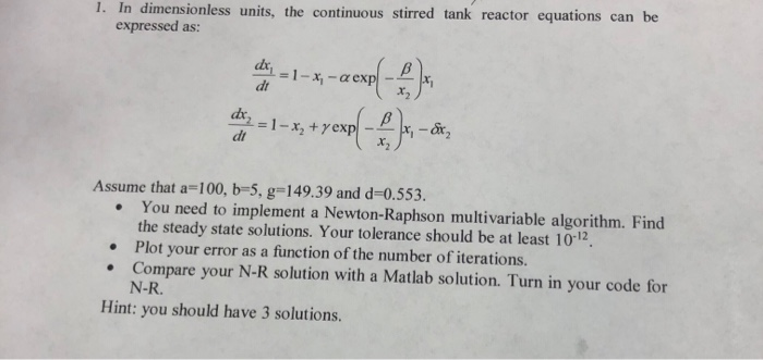 Solve The System Of Nonlinear System Of Equations