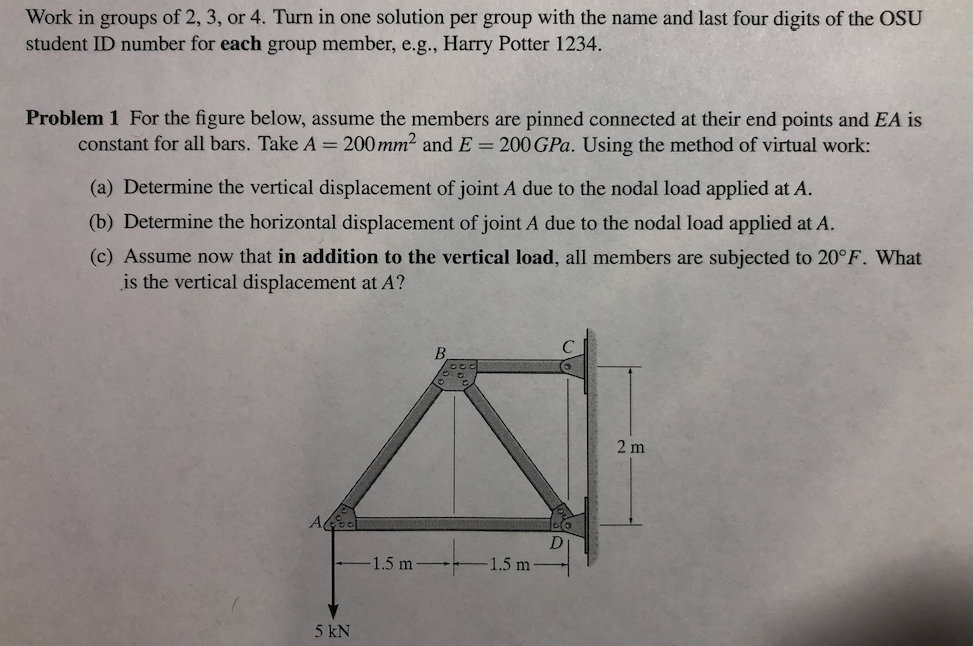 Solved Work in groups of 2, 3, or 4. Turn in one solution | Chegg.com