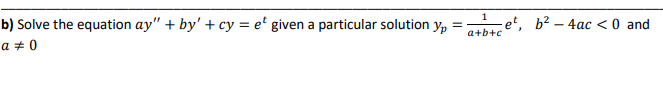 Solved = He, b2 - 4ac