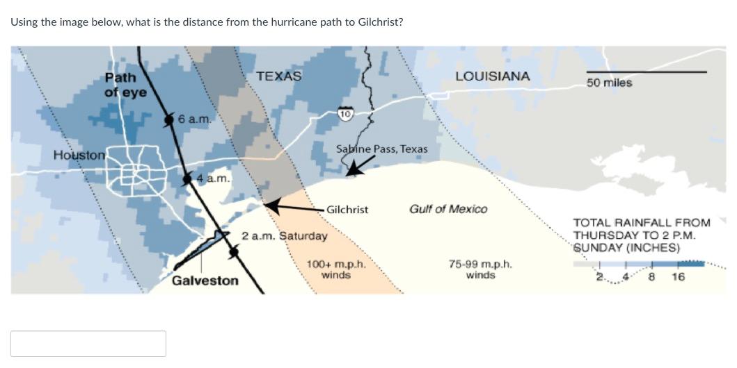Solved Using the image below, what is the distance from the | Chegg.com