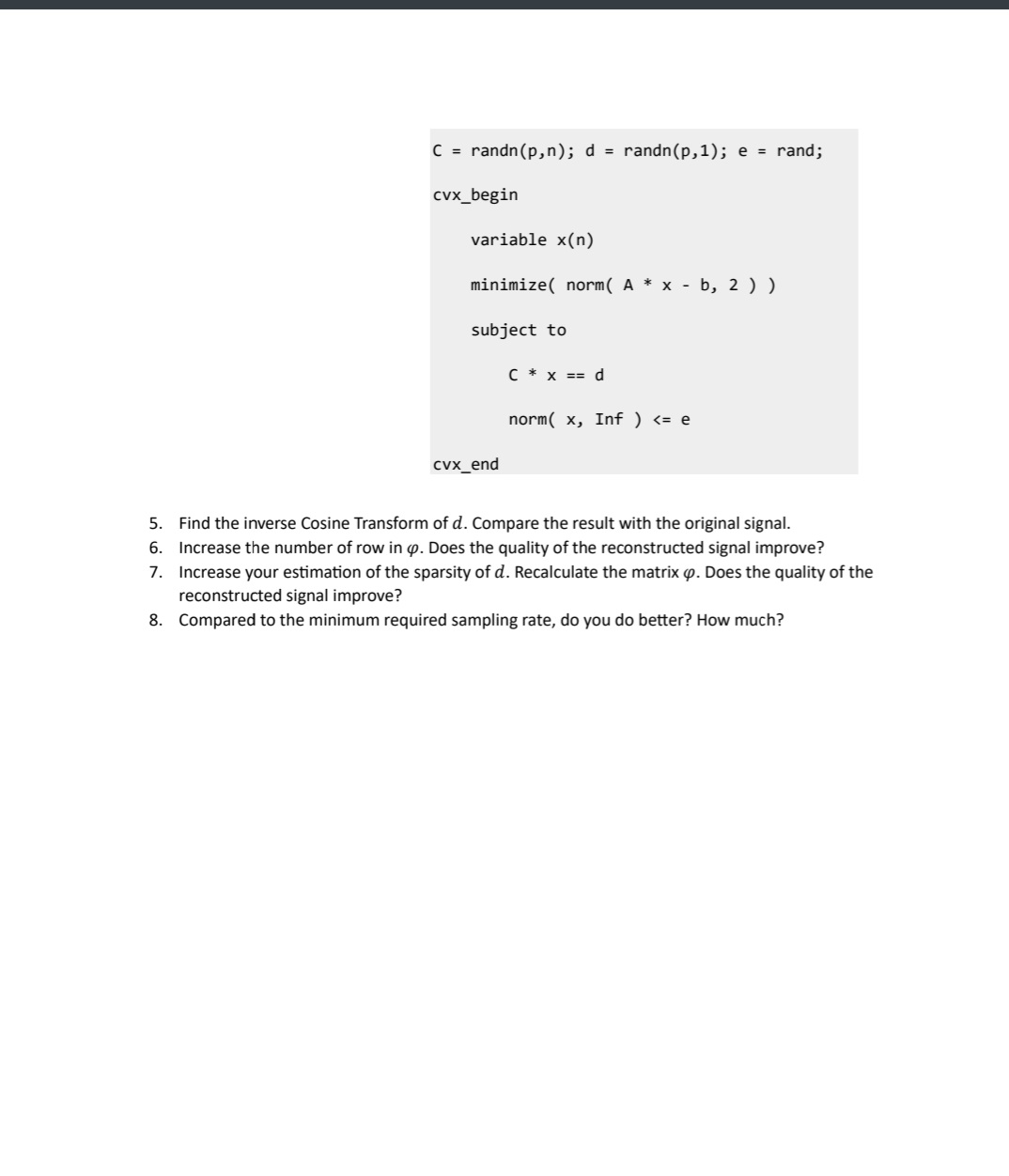 Solved x(t)=0.2Cos(2πt)+0.5Sin(4πt)+0.35Cos(16πt) Generate | Chegg.com