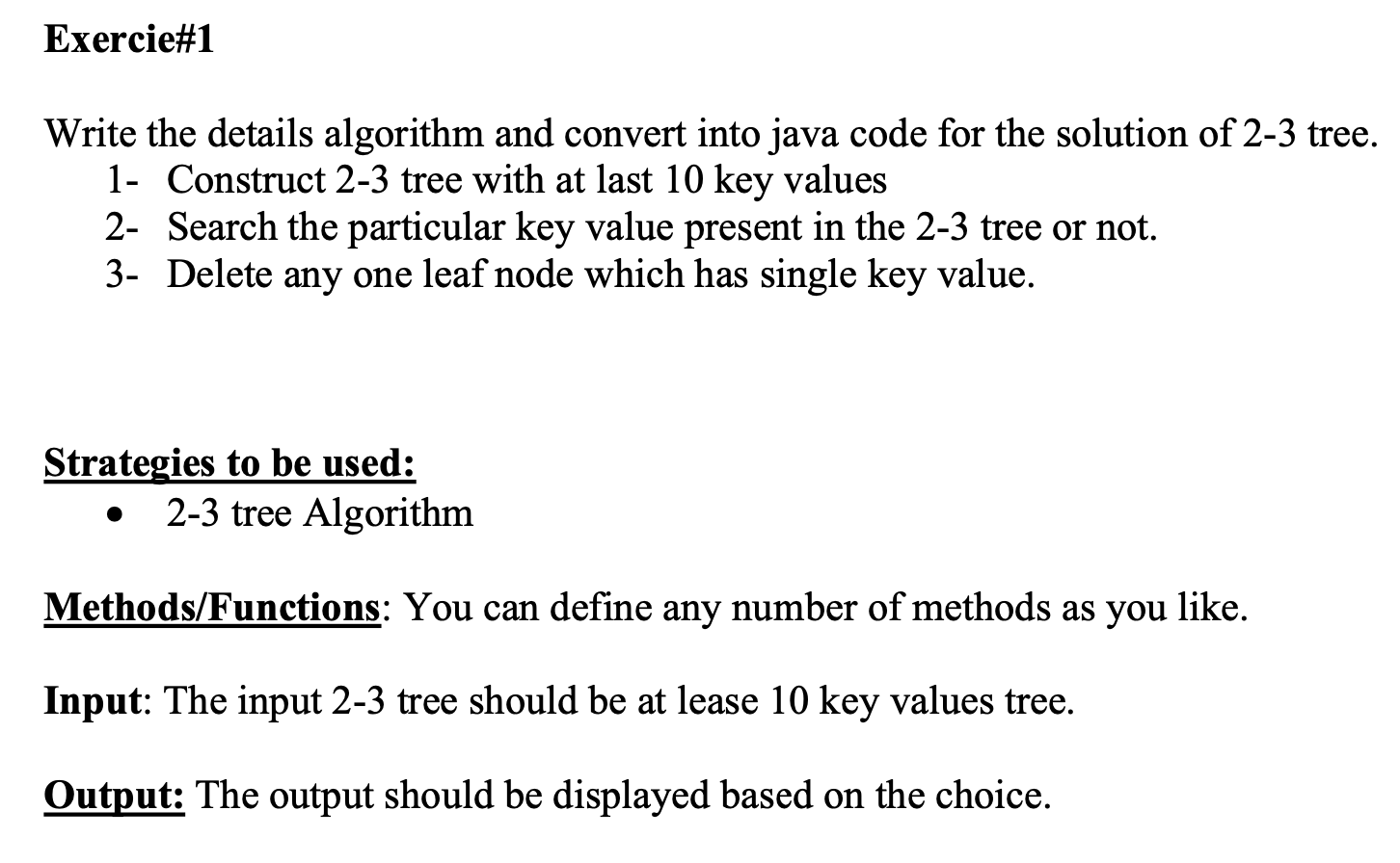 Solved Please Provide the COMPLETE Program in JAVA with | Chegg.com